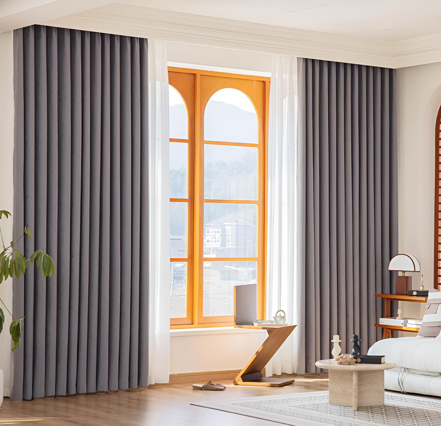 Hokku Designs High-Temperature Set Blackout Curtains - Luxurious ...