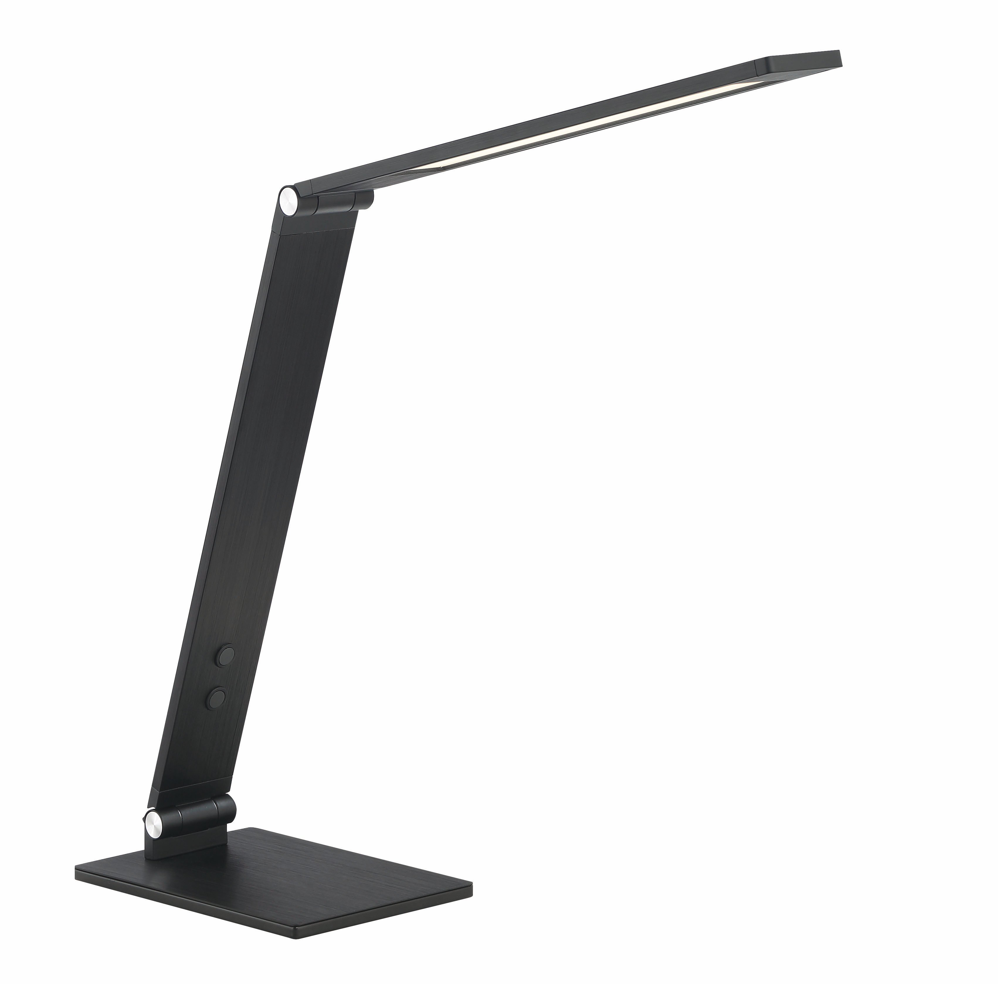 Brayden Studio George Kovacs LED Mini Table Lamp In Anodized Brush Coal ...
