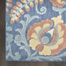Charlton Home® Gregori Blue Rose Farmhouse Rug & Reviews | Wayfair