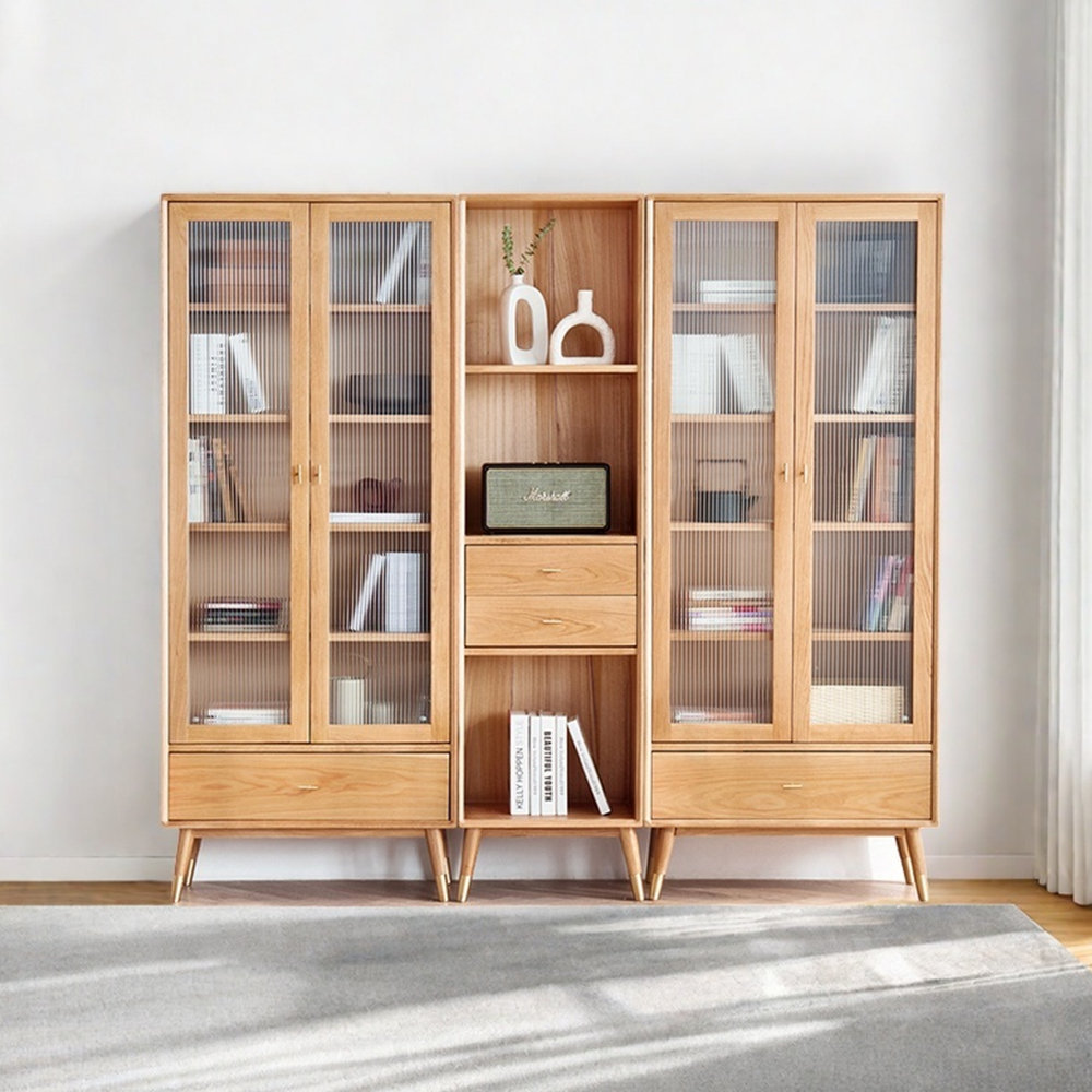 Kaoloupin Modern simple log bookcase - Wayfair Canada