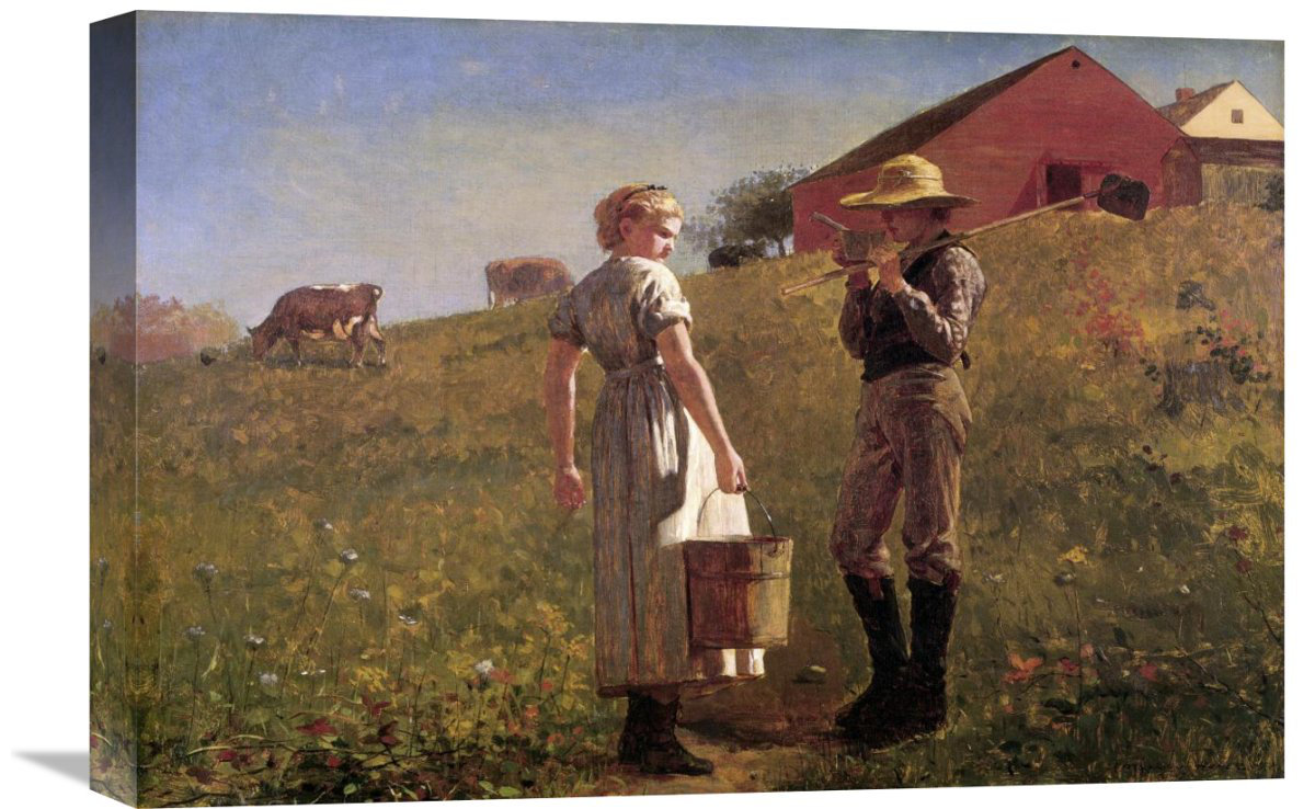Vault W Artwork 'Gloucester Farm' by Winslow Homer Painting Print on ...