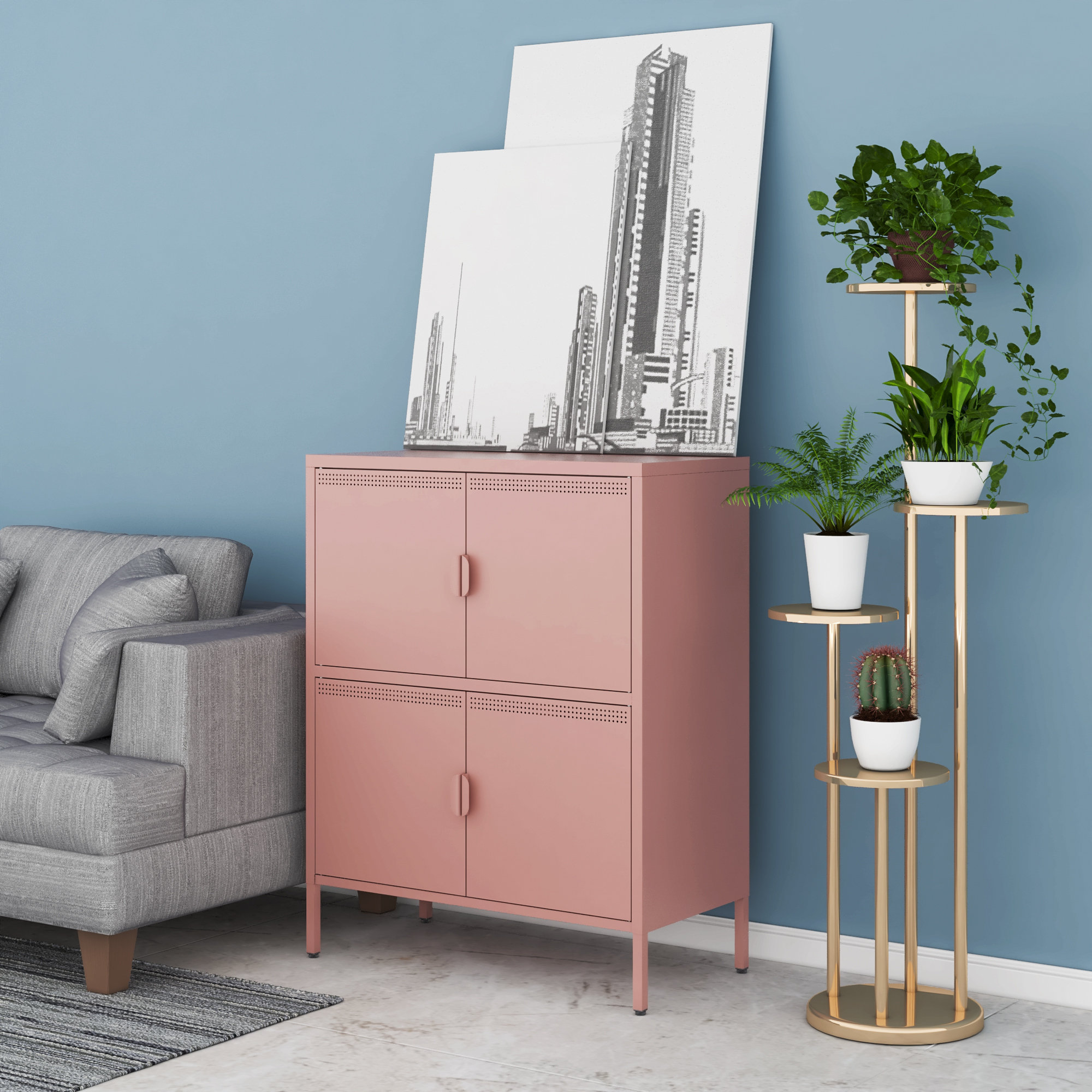 Mercer41 Metal Storage Locker | Wayfair