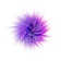 Ivy Bronx Fluffy Purple Ball | Wayfair.co.uk