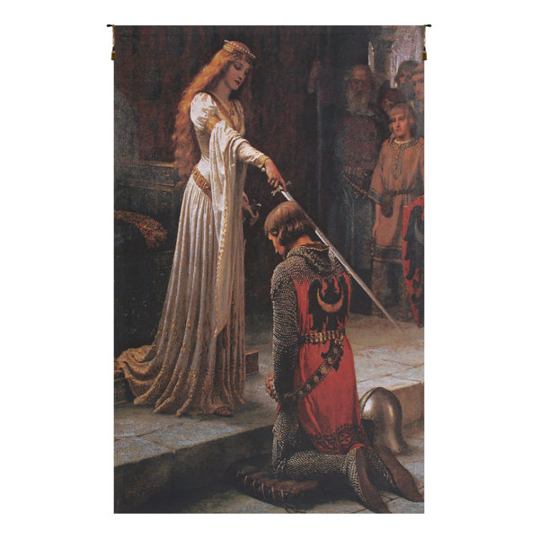 Charlotte Home Furnishings Accolade by Edmund Blair Leighton Tapestry ...