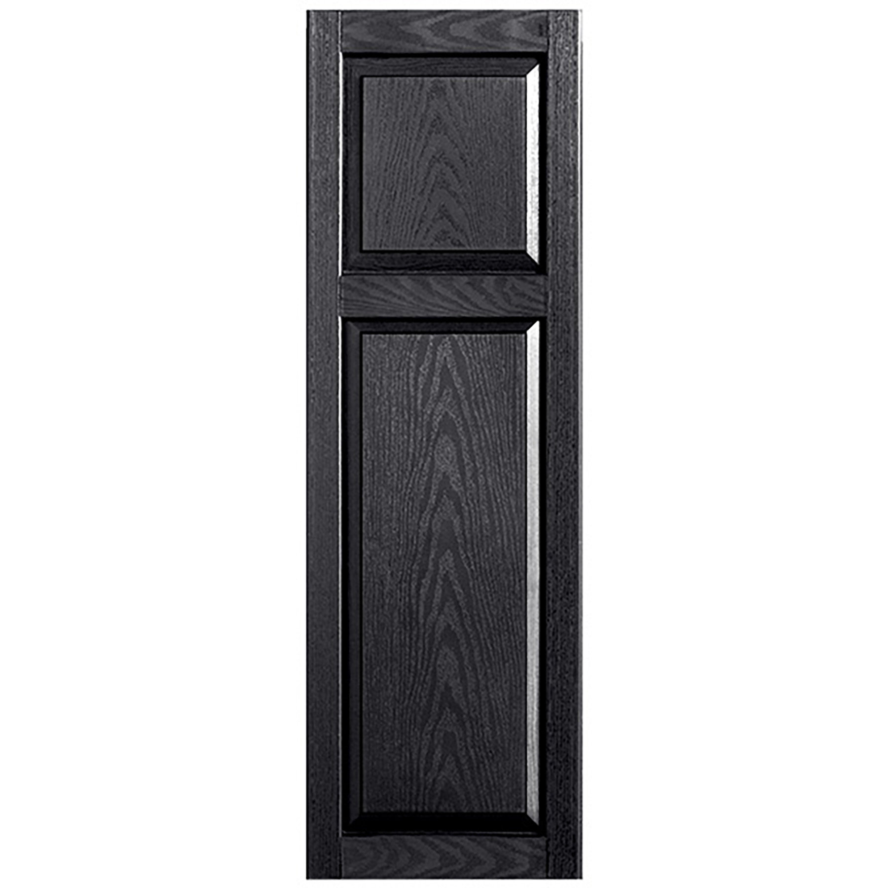 Alpha Shutters Custom Cottage-style Raised Panel Vinyl Shutters Pair ...