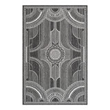 Black Geometric Area Rugs You'll Love | Wayfair