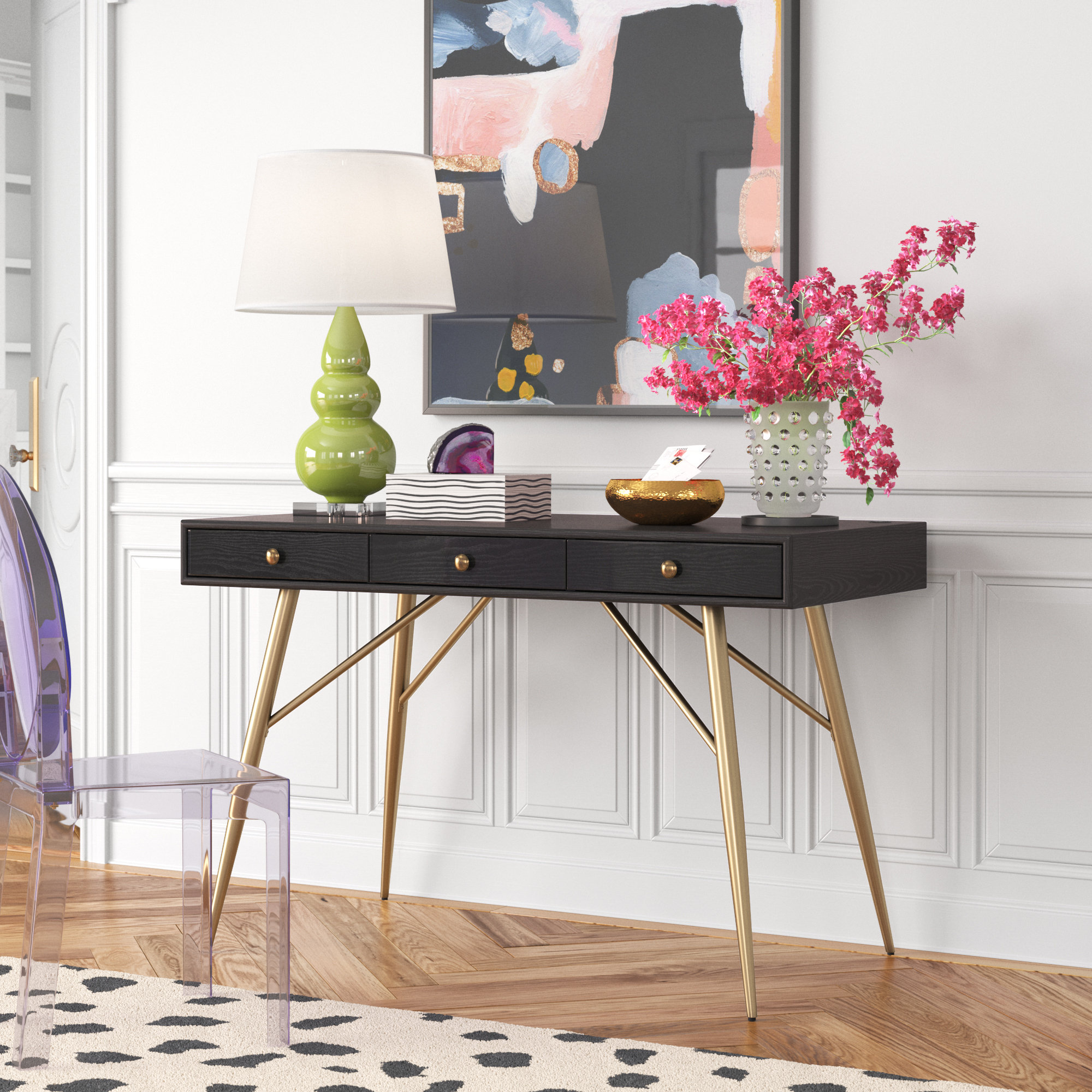 Etta Avenue™ Reba Desk & Reviews | Wayfair