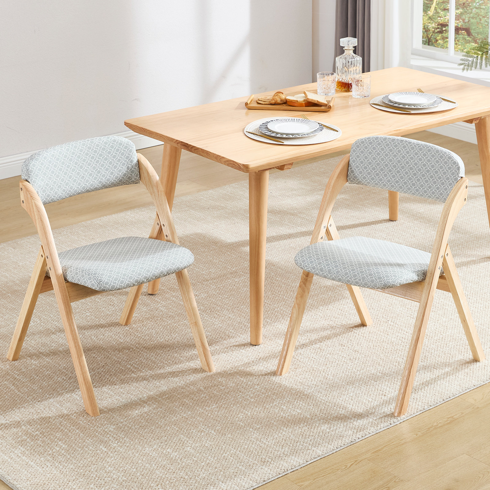 George Oliver Upholstered Padded Stackable Folding Chair & Reviews ...