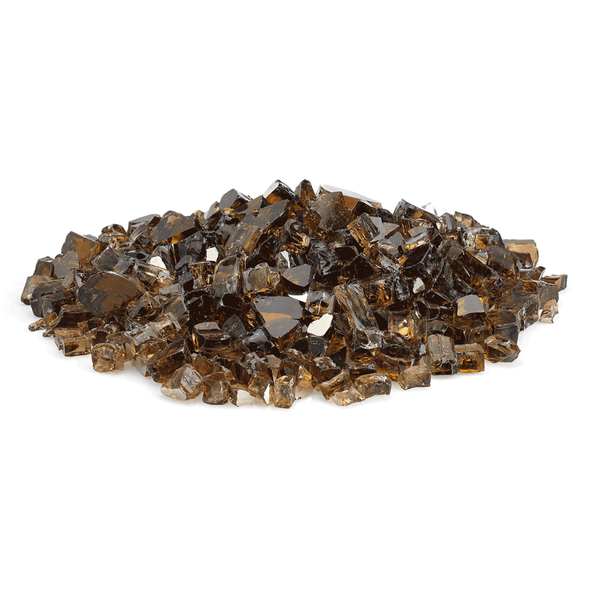AMS Fireplace Ams Fireplace 1/2 Inch Reflective Fire Glass 10Lbs Copper ...