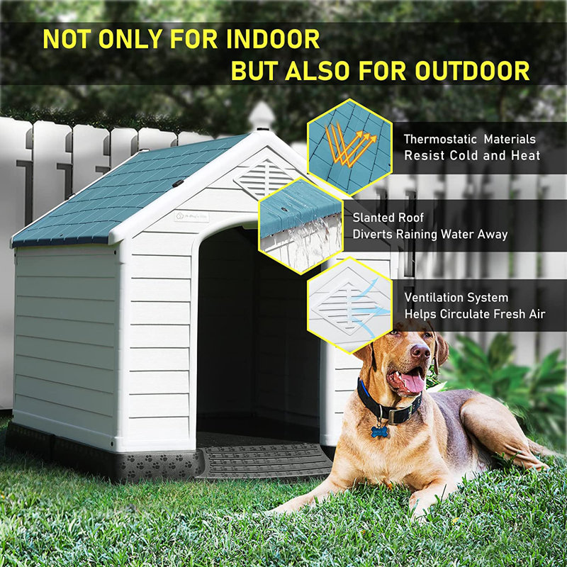 Tucker Murphy Pet™ Aunyae Plastic Portable Dog House & Reviews | Wayfair