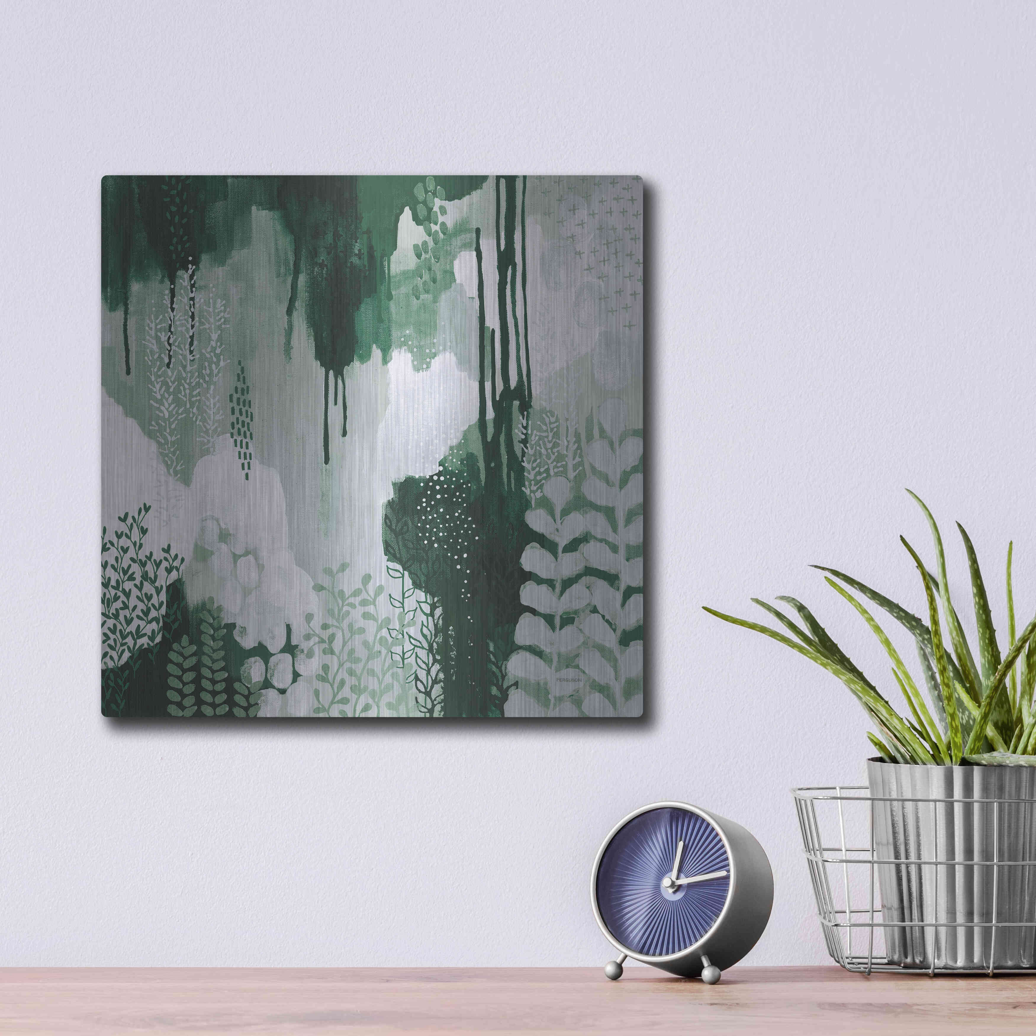 Brayden Studio® 'Light Green Forest I' by Kathy Ferguson, Metal Wall ...