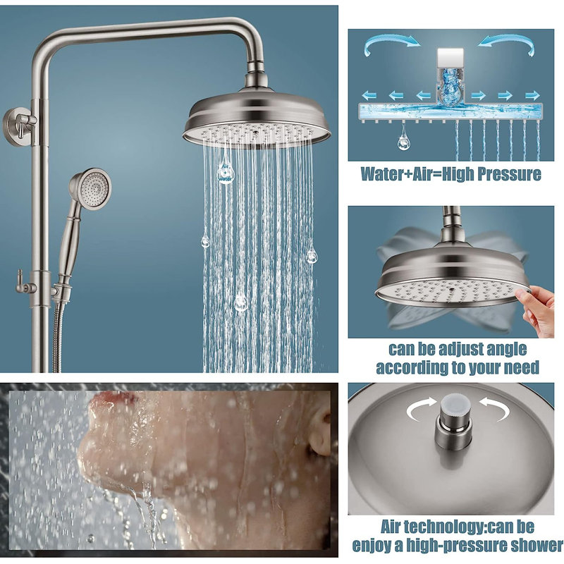 Senlesen Shower Faucet with Rough in-Valve | Wayfair