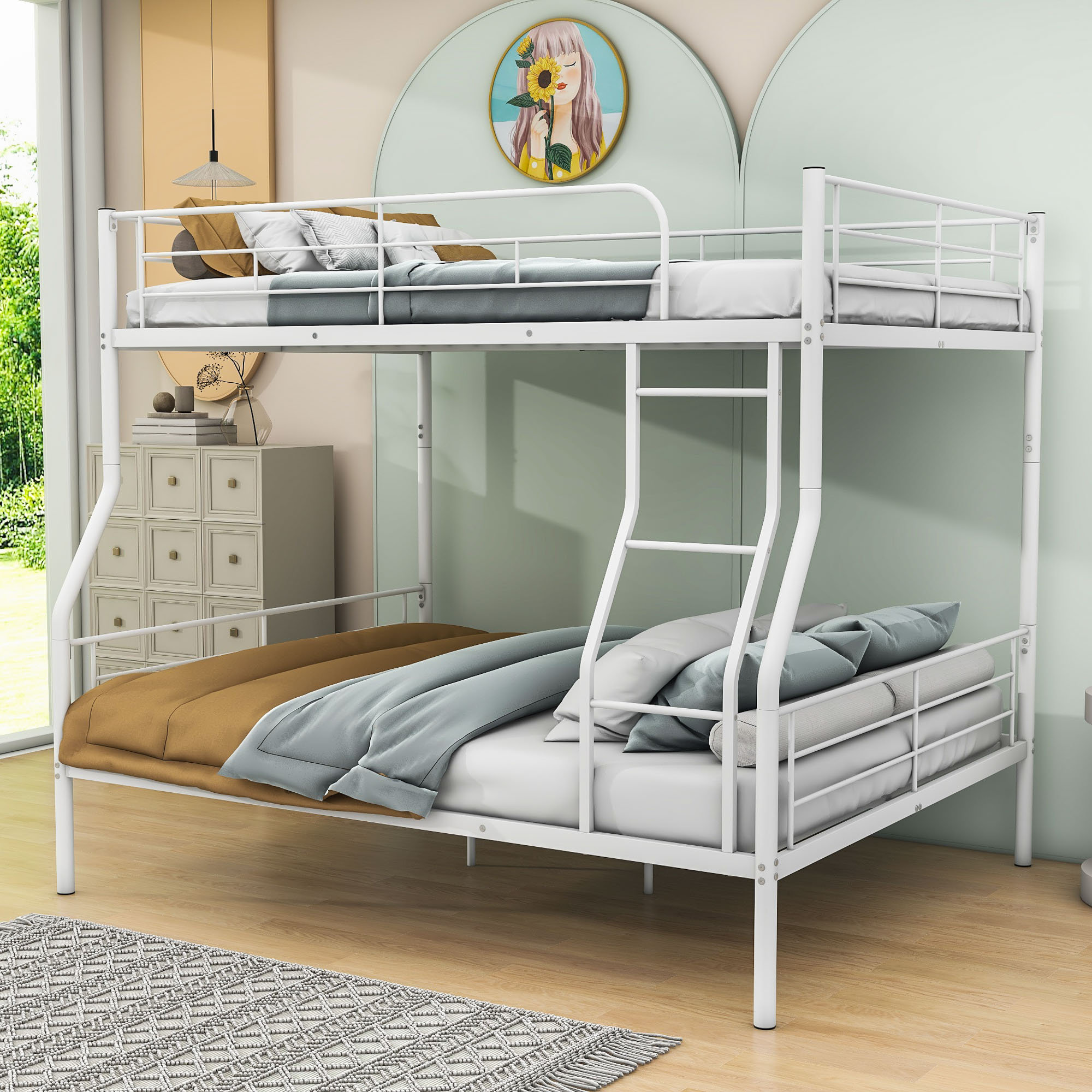 Isabelle & Max™ Alexza Kids Full XL Over Queen Metal Bunk Bed with ...