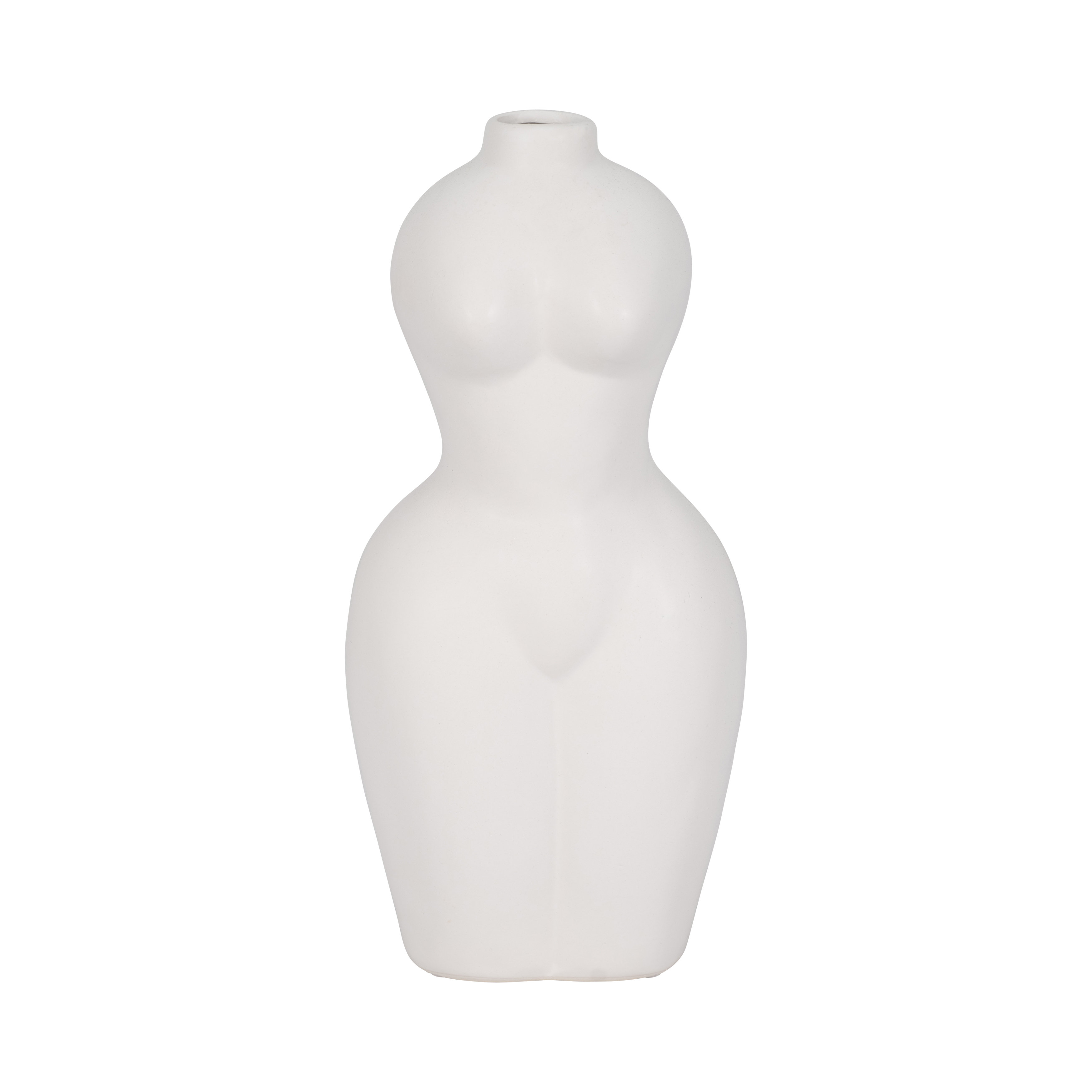 Wrought Studio Cordarrel Dolomite Stoneware Torso Vase & Reviews ...
