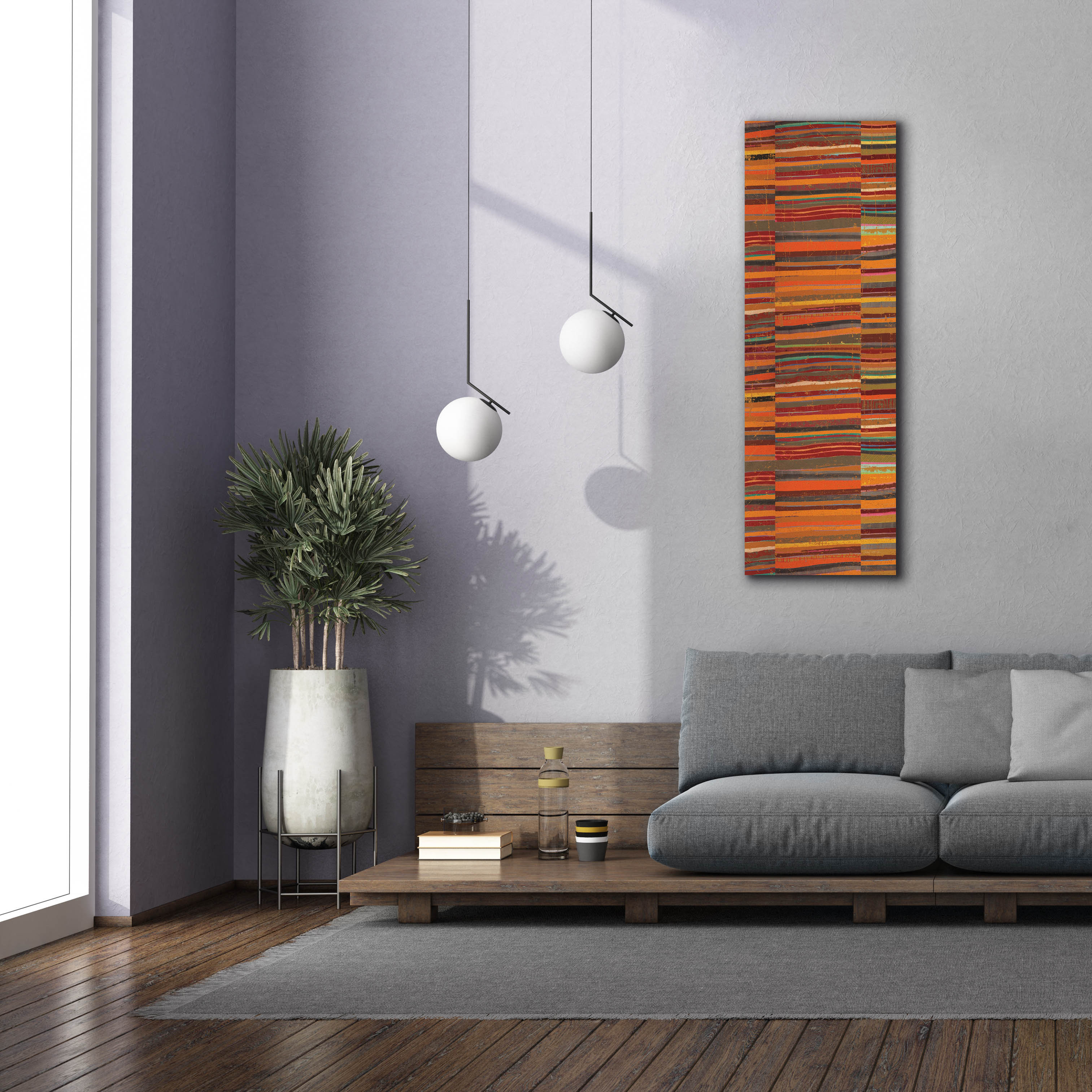 Wade Logan® Spice Stripes Panel 2' by Cheryl Warrick Canvas Wall Art ...