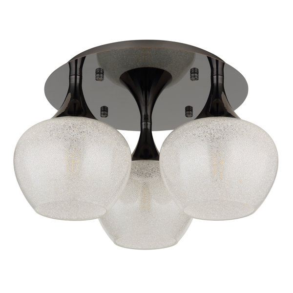 Corrigan Studio Norb Glass Flush Mount | Wayfair.co.uk