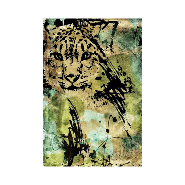 Latitude Vive Leopard Ink by Color Bakery - Wrapped Canvas Painting ...