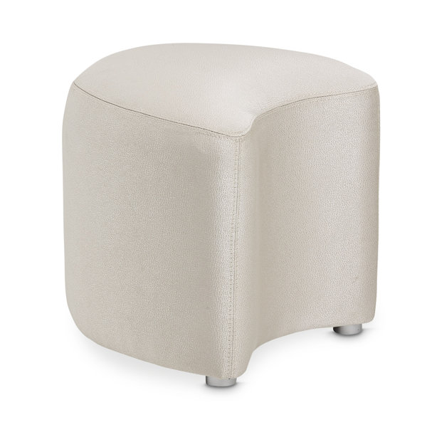 Michael Amini Solid + Manufactured Wood Accent Stool & Reviews | Wayfair