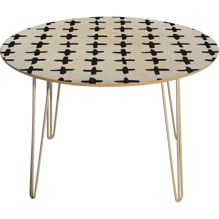 Brayden Studio® Fender Round Solid Wood Dining Table & Reviews | Wayfair