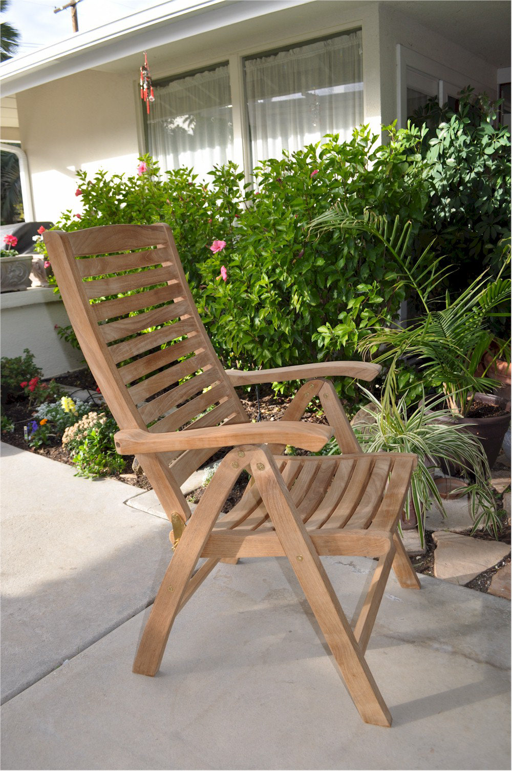 Arlmont & Co. Cece Teak Patio Chair | Wayfair