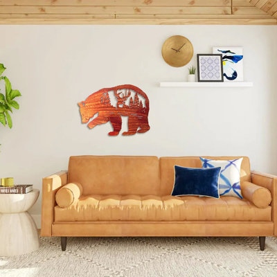 Union Rustic Metal Bear Wall Décor & Reviews | Wayfair