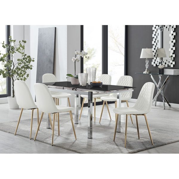 Canora Grey Corova Extendable Dining Set & Reviews | Wayfair.ie