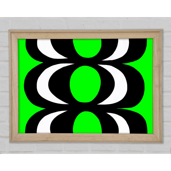 Bright Star Space In Time Lime Green - Single Picture Frame Art Prints ...