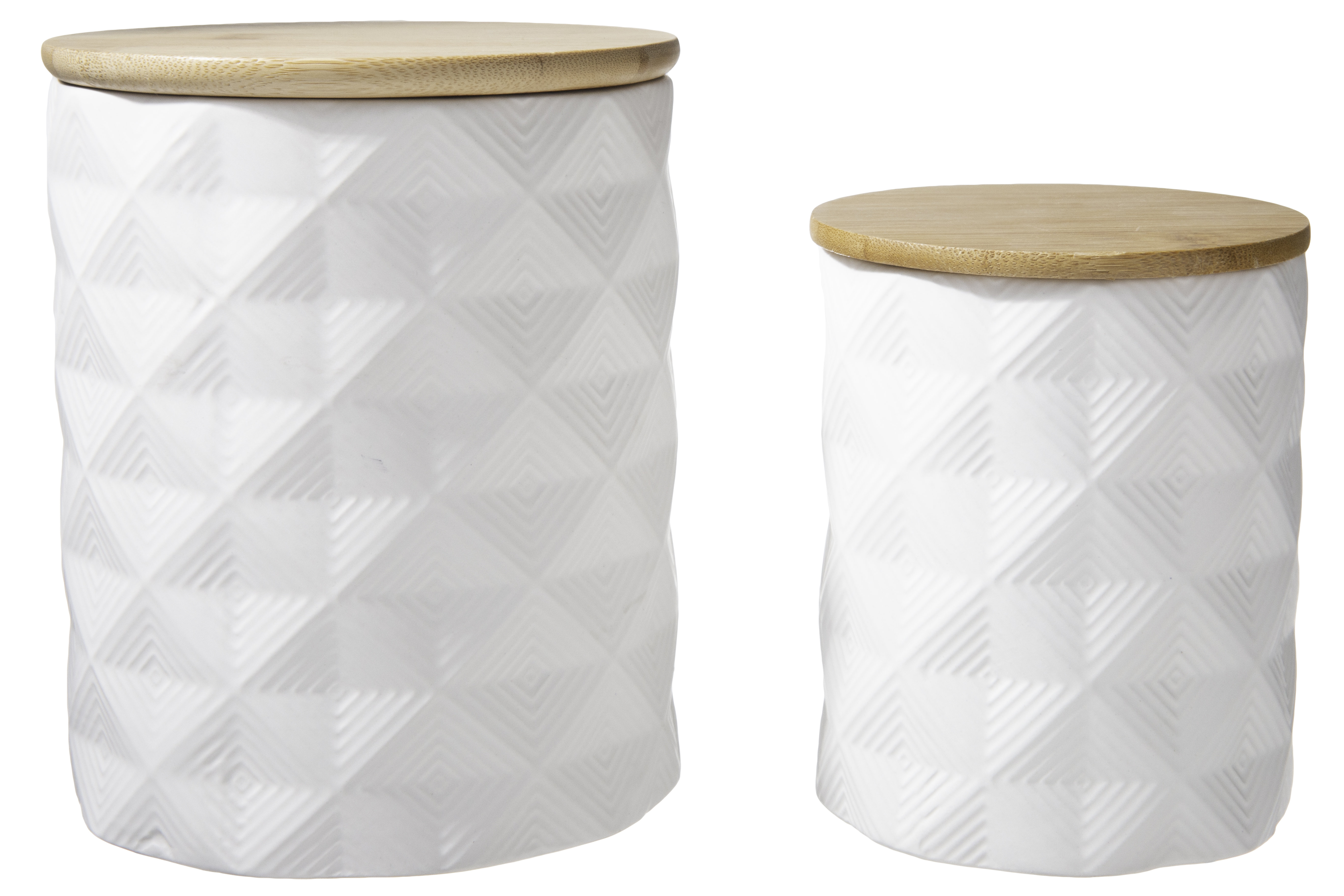 Corrigan Studio® Volga Ceramic 2 Piece Kitchen Canister Set | Wayfair
