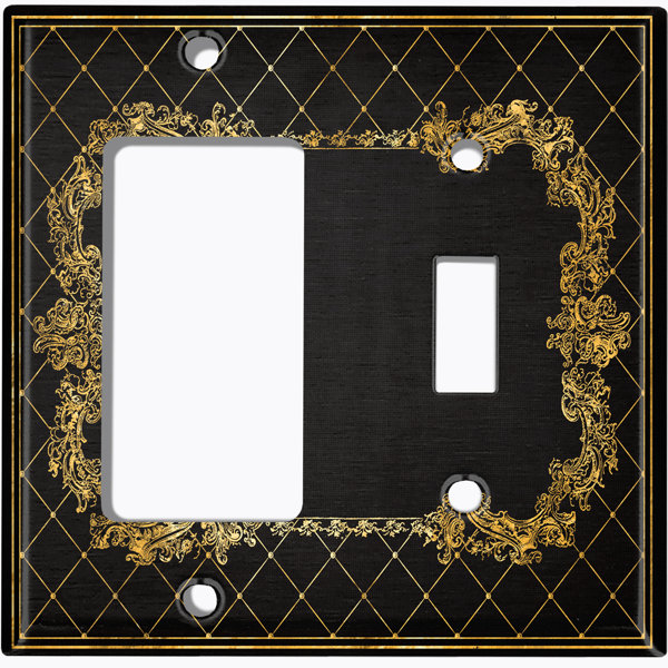 WorldAcc 2-Gang Combination Wall Plate | Wayfair