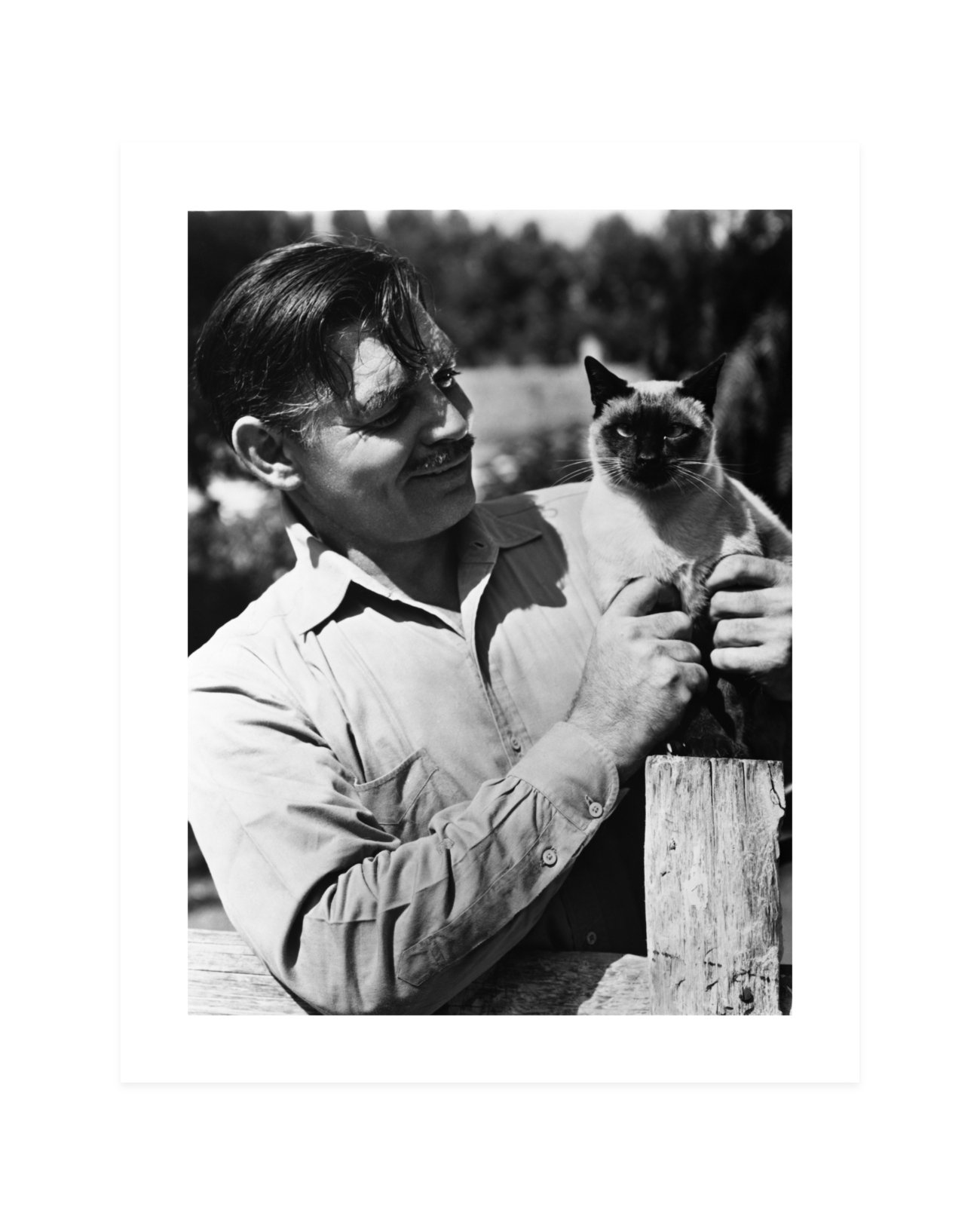 Globe Photos Entertainment & Media Portrait of Smiling Clark Gable ...