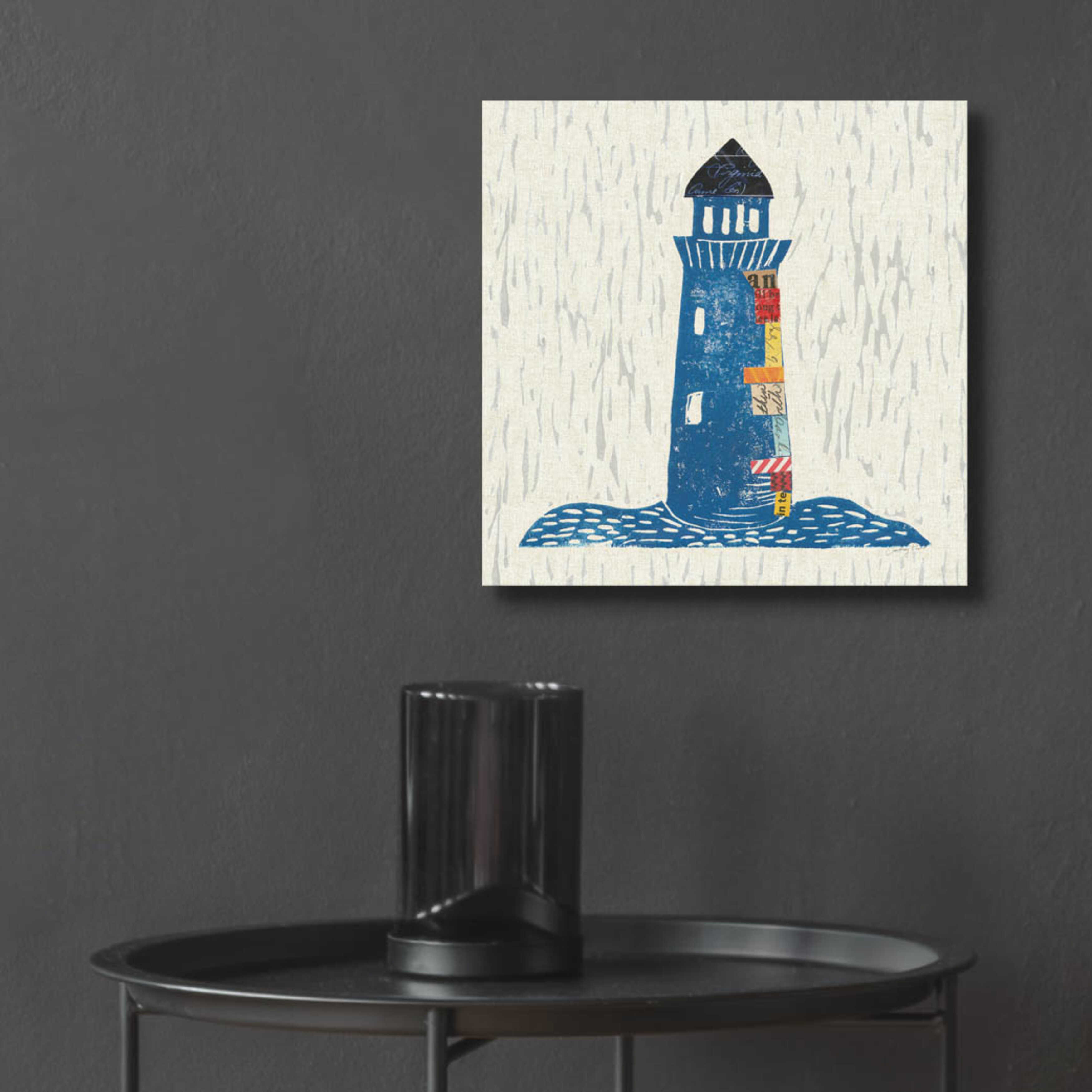 Breakwater Bay " Nautical Collage II On Linen " by Courtney Prahl | Wayfair