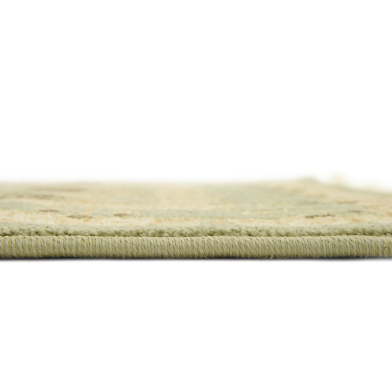 Charlton Home® Moore Performance Light Green/Beige Rug & Reviews | Wayfair