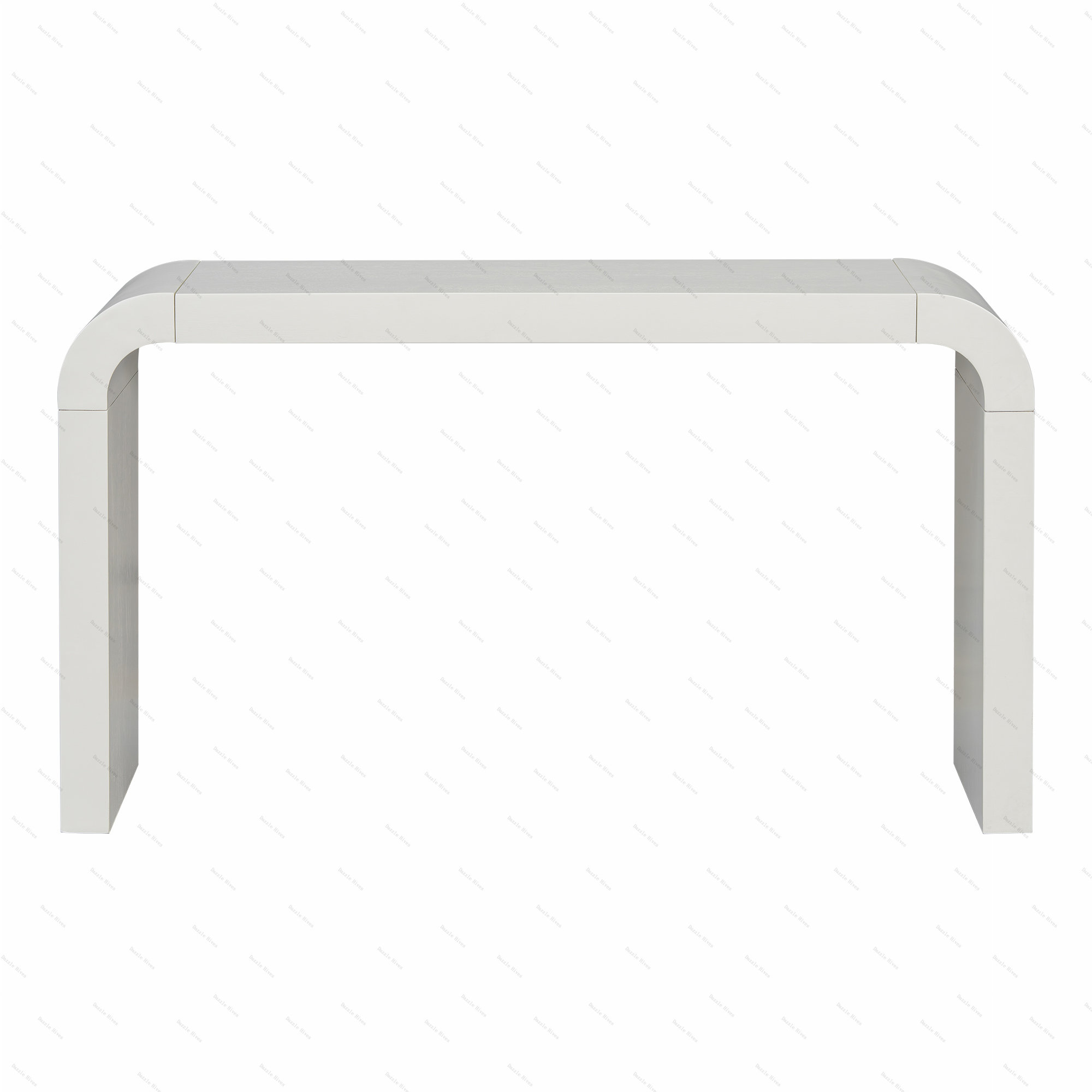 Wrought Studio™ U_STYLE Minimalist Acacia Vneer Entryway Table with Two ...