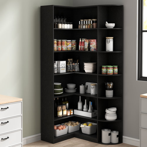 Black Corner Bookcases & Bookshelves You'll Love | Wayfair
