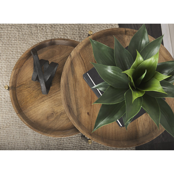 Joss & Main Milda Tray Top 3 Legs Nesting Tables & Reviews | Wayfair