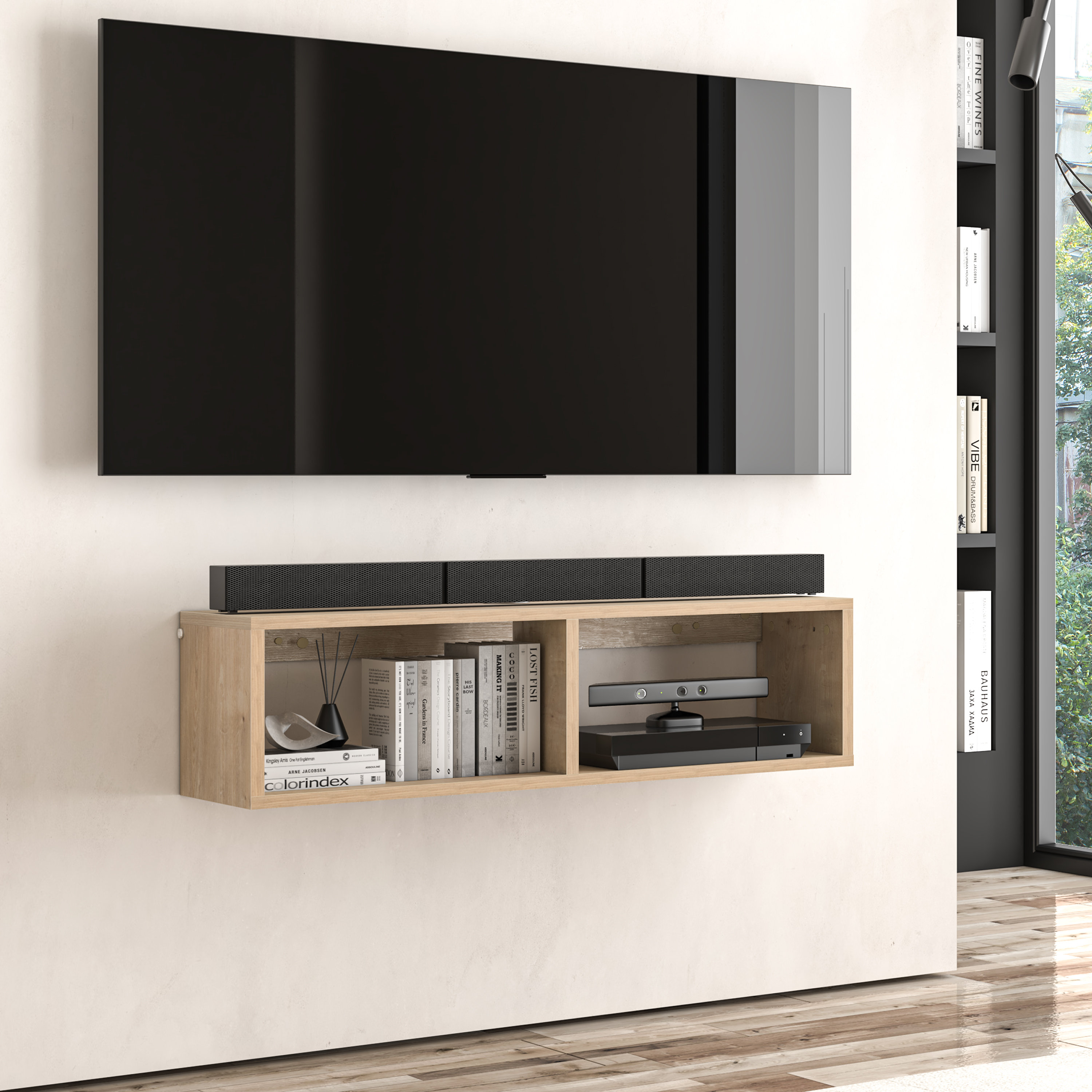 Ebern Designs Modular Floating Tv Console Box | Wayfair