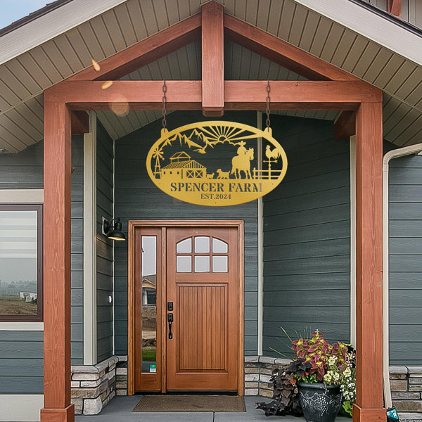 SIGNLEADER MAY28 Custom Metal Signs Metal Name Sign Metal Wall Art ...