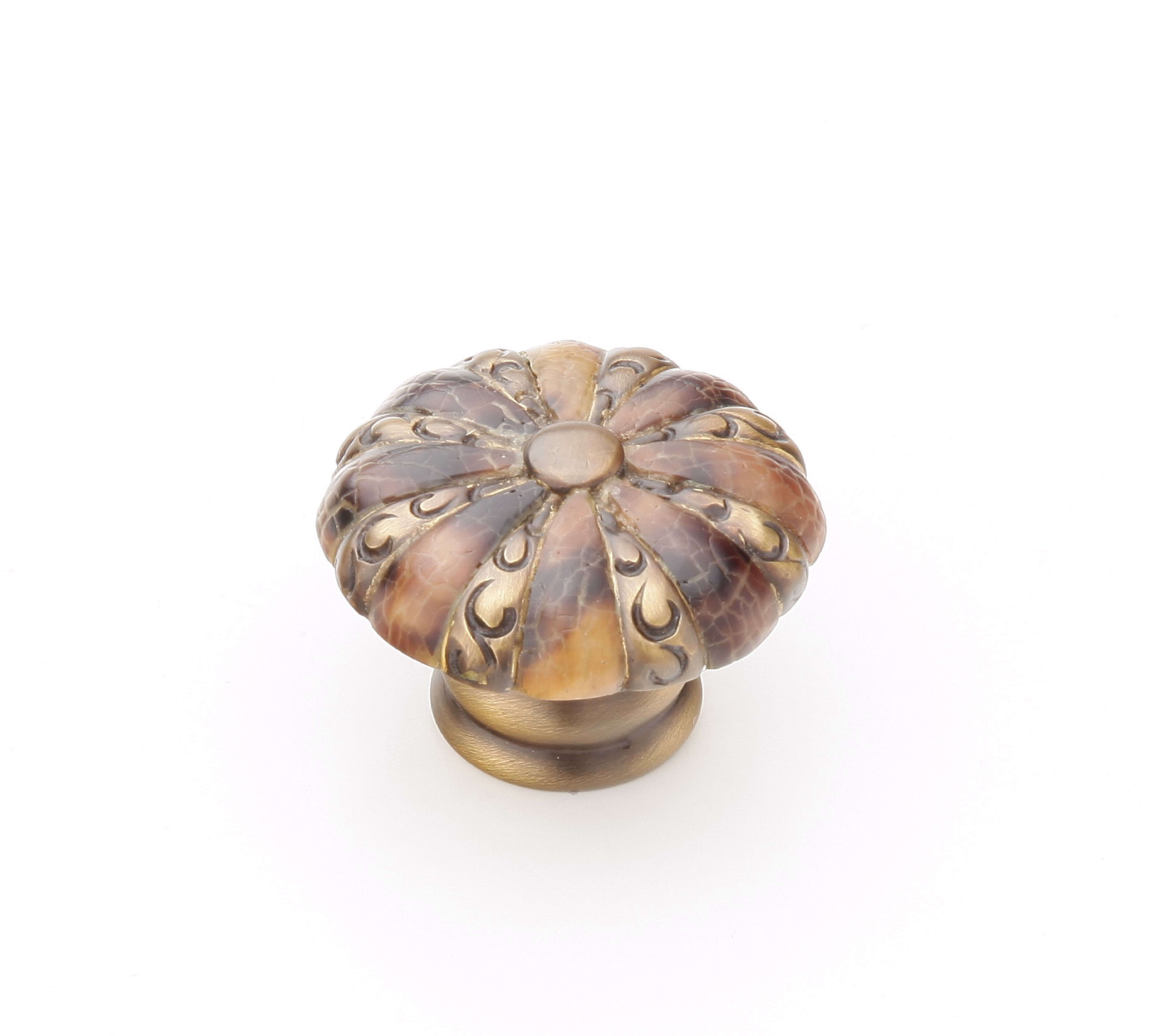 Schaub Symphony Tiger Penshell Cabinet Knob 1-3/8", Estate Dover | Wayfair