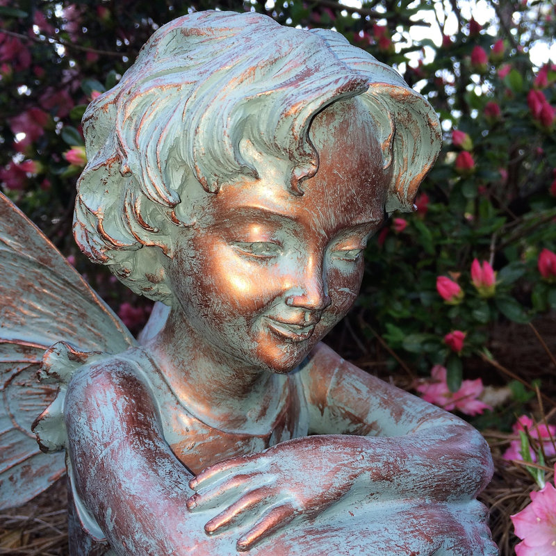 HomeStyles Suffolk Fairy Caroline Garden Statue & Reviews | Wayfair