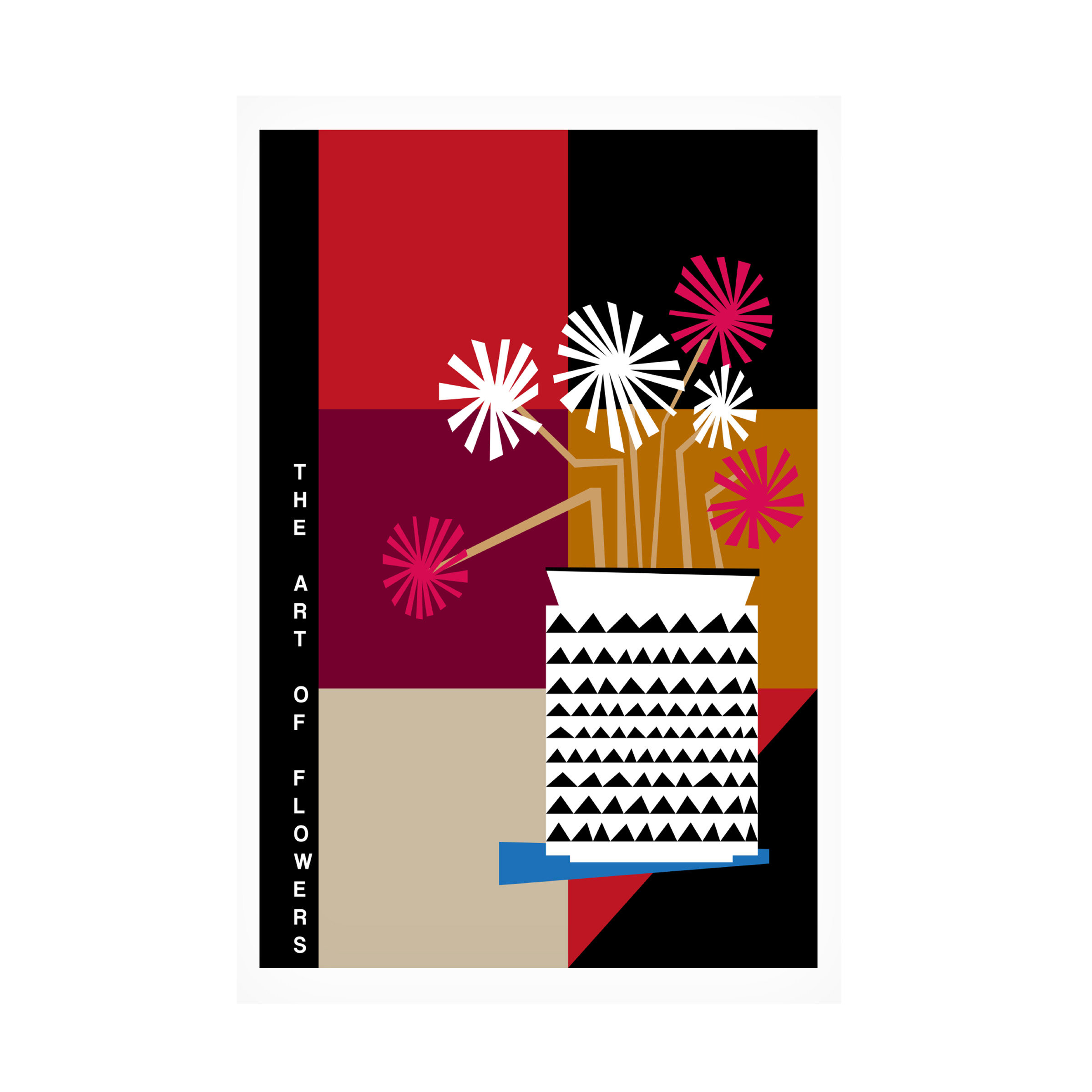 George Oliver Frances Collett The Art Of Flowers Pink/White Canvas Art ...