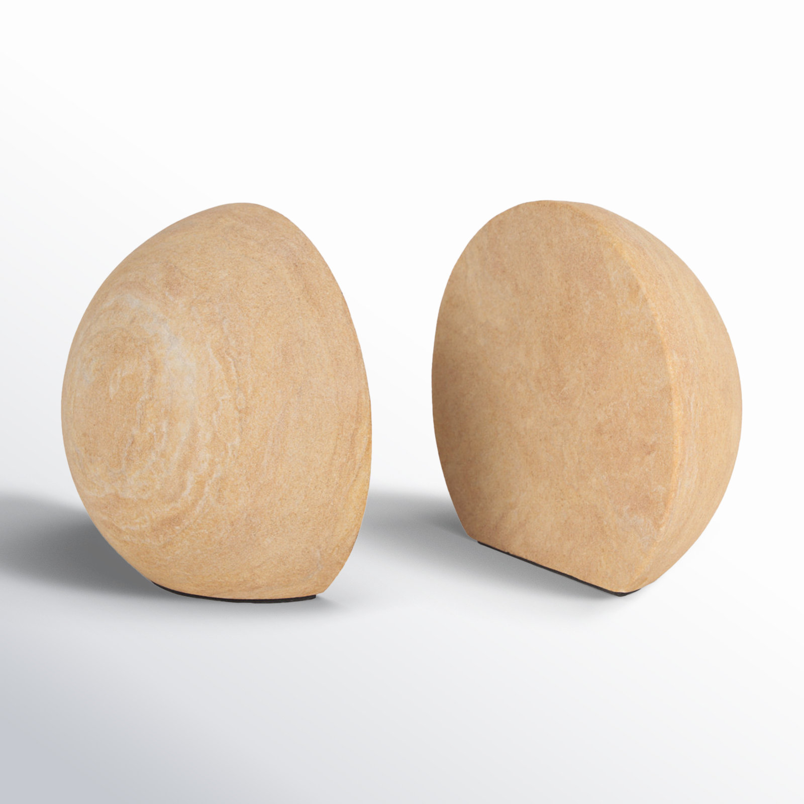Birch Lane™ Oxnard Sandstone Non-Skid Bookends | Wayfair