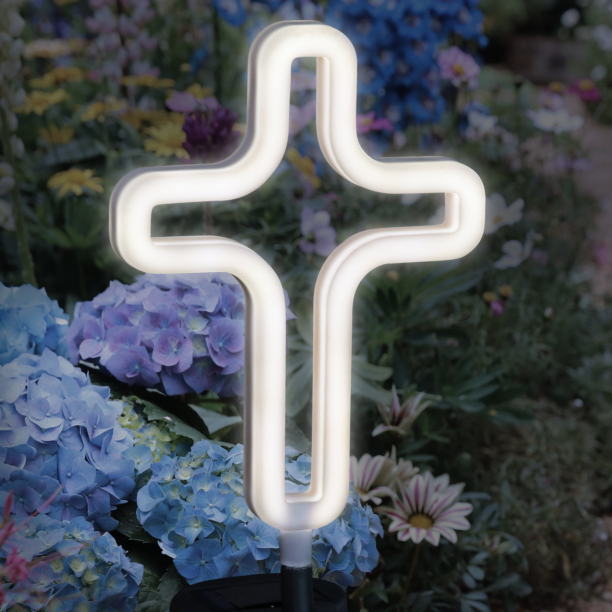 Exhart Solar Cross Outline Garden Stake, 6 by 34.5 Inches & Reviews ...