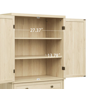 Latitude Run® 4 Door Storage Cabinet Tall Accent Cabinet Living Room ...