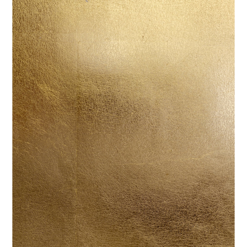 The House of Scalamandre Natural Textures Gold Leaf Solid 24' L x 36" W ...