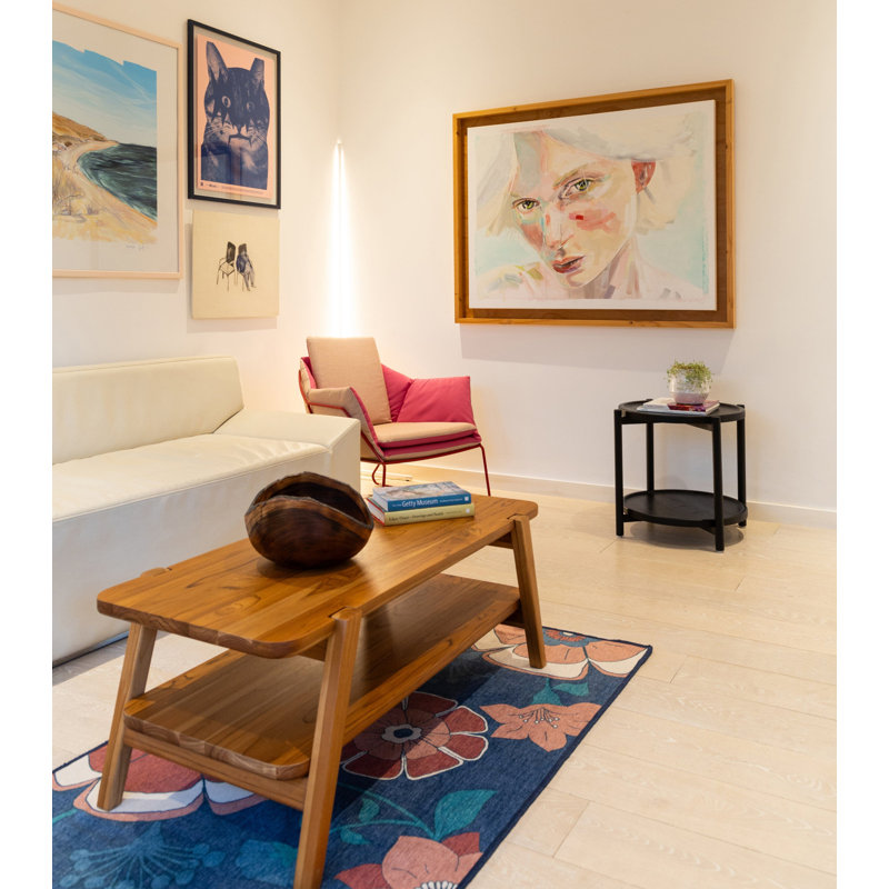 MasayaCo Apanas 4 Legs Coffee Table with Storage | Wayfair