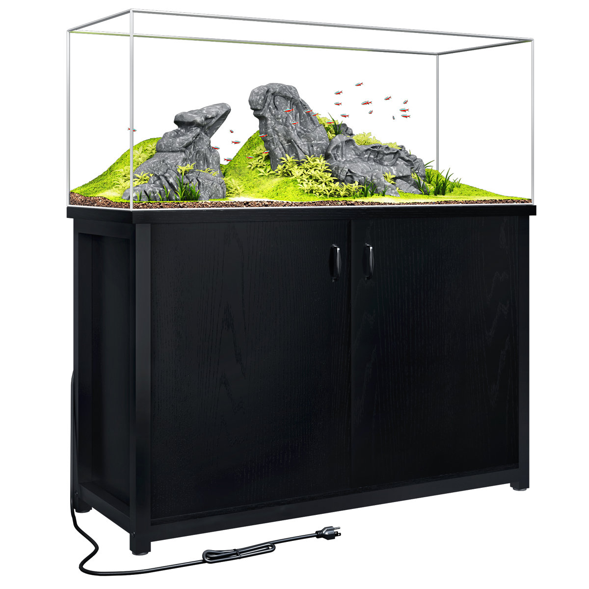 Tucker Murphy Pet™ 20 Gallon Aquarium Cabinet Stand With Charging ...