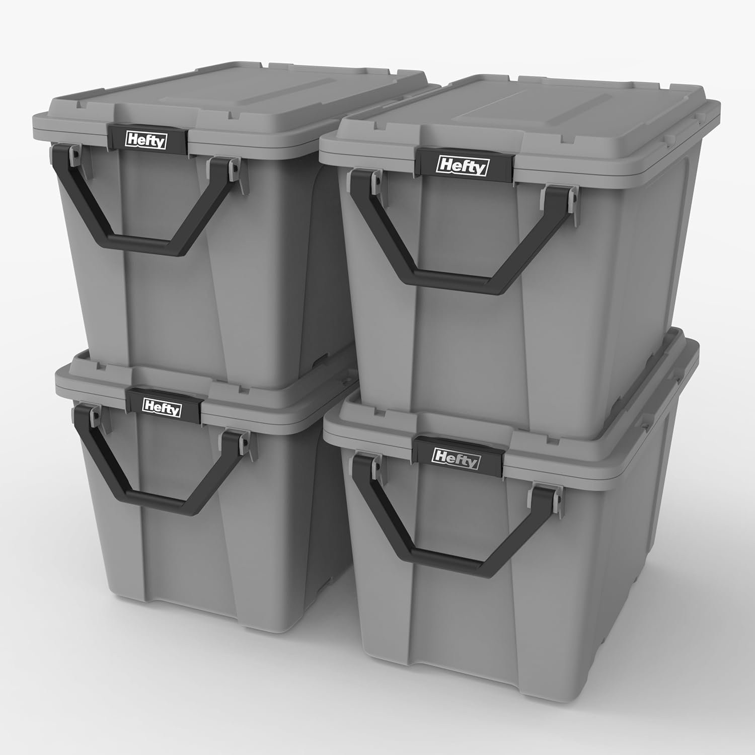 Hefty Max Pro 28 Gal - 4 Pack Wheeled Heavy Duty Storage Tote | Wayfair