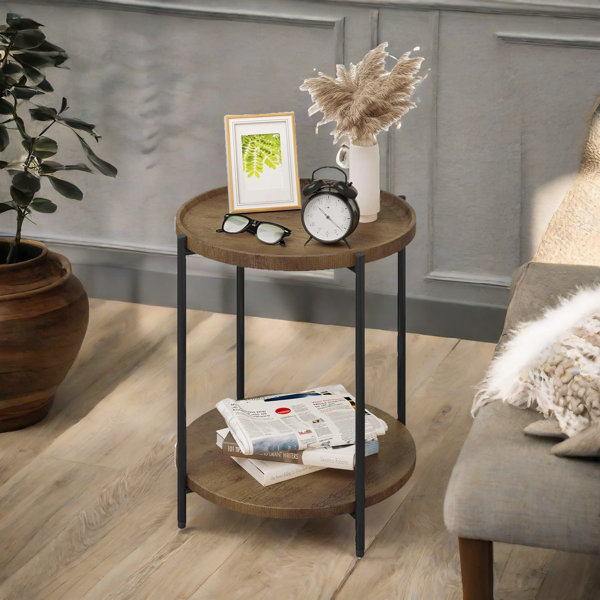 Schöne Wayfair Beistelltisch Holz Bild