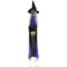 Haunted Hill Farm 72 In. Talking Witch Tree Hugger with Light-Up Eyes ...