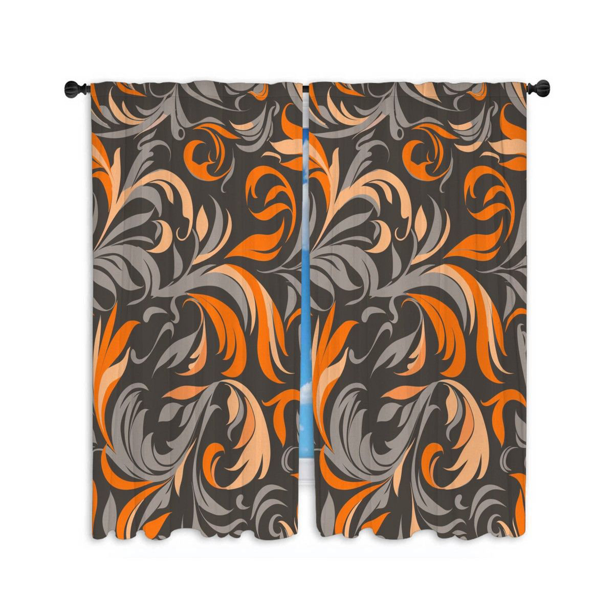 Bungalow Rose Inniss Polyester Room Darkening Curtain Pair | Wayfair